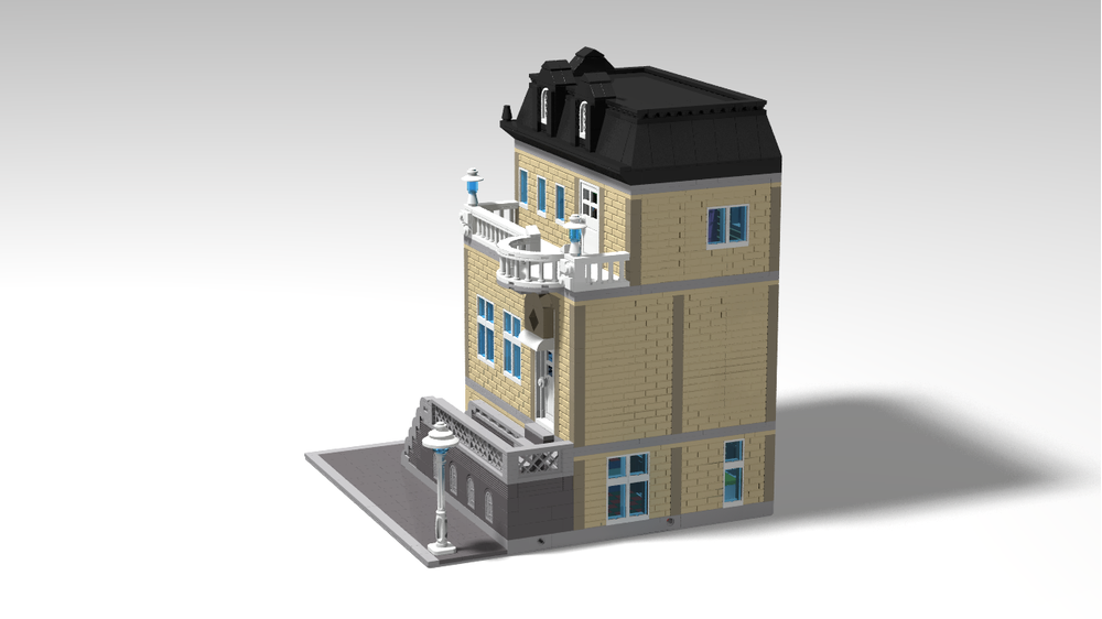LEGO MOC Modular House Moc 268 by rexss12 | Rebrickable - Build with LEGO