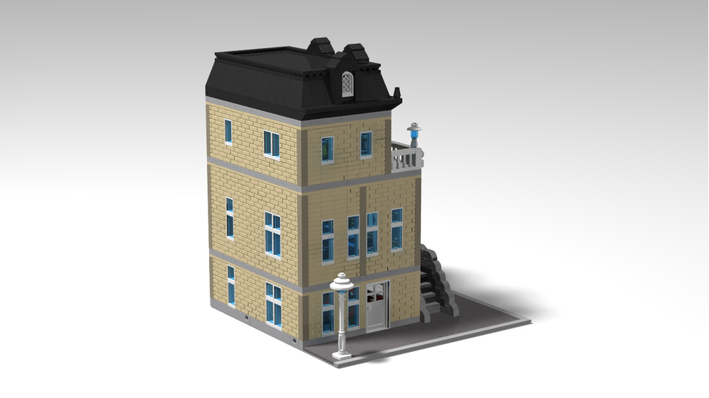 LEGO MOC Modular House Moc 268 by rexss12 | Rebrickable - Build with LEGO