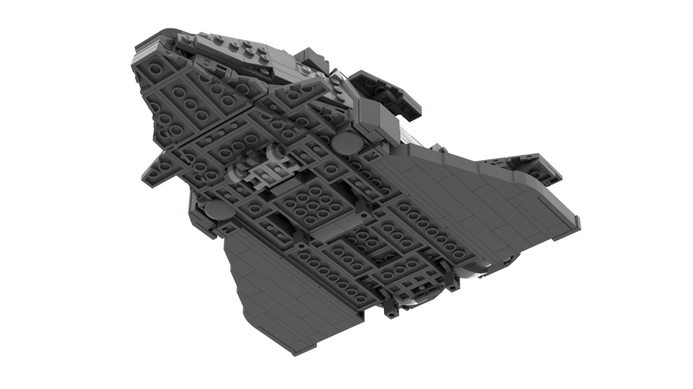 LEGO MOC Federal Gunship (1:300 scale) by Qwinter | Rebrickable - Build ...