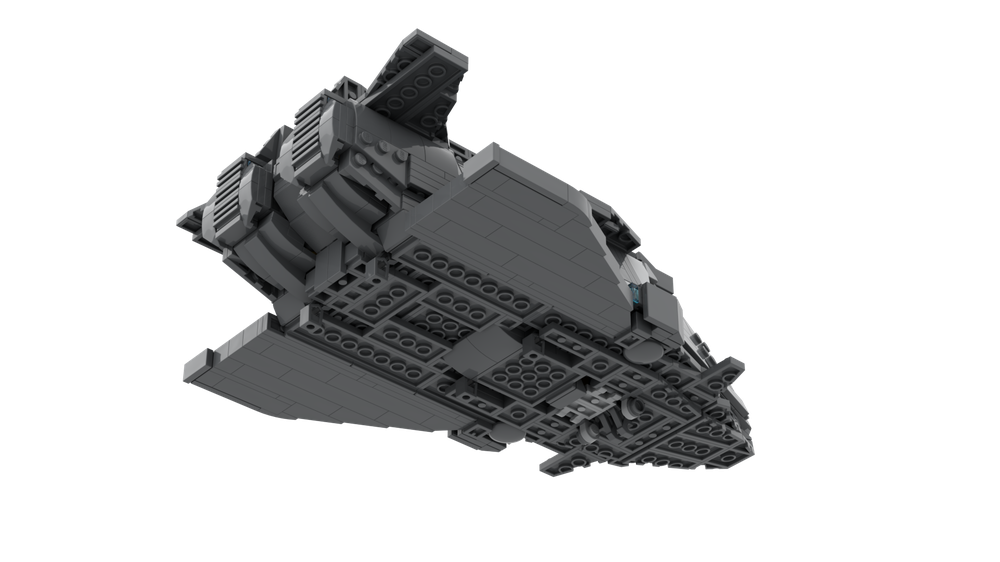 LEGO MOC Federal Gunship (1:300 scale) by Qwinter | Rebrickable - Build ...