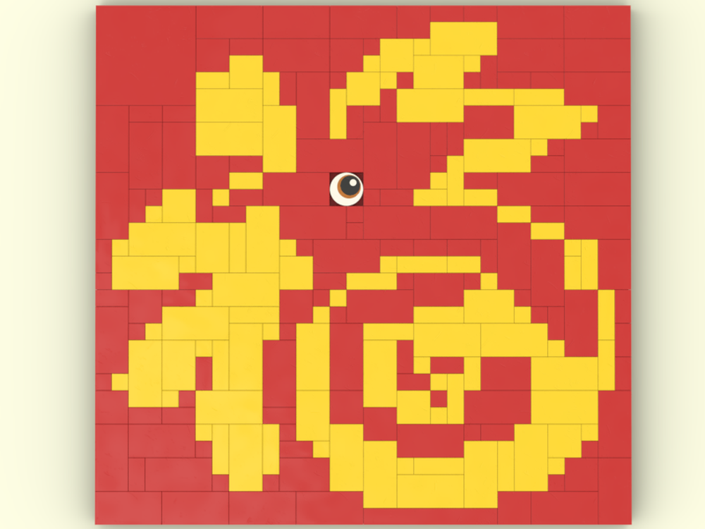 LEGO MOC "Fu" character by kingW2022 | Rebrickable - Build with LEGO