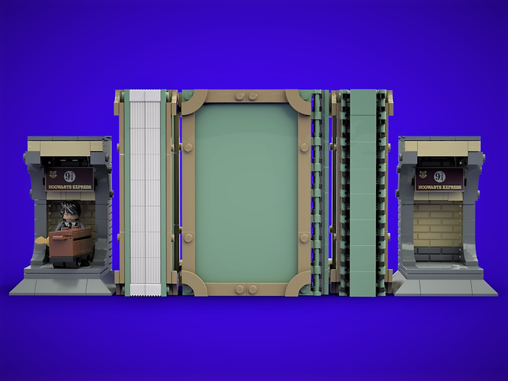 LEGO MOC Platform 9 ¾ Kings Cross Bookends UPDATED by simplygryffindor ...