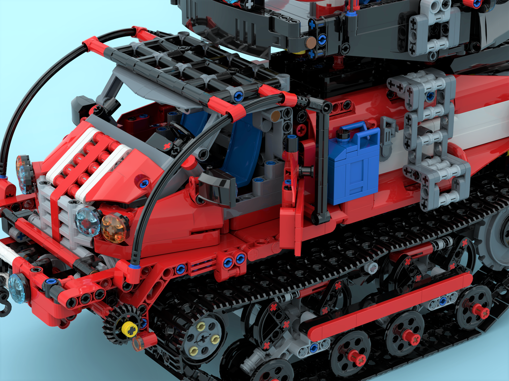 Lego Moc Firetruck By Oshylnyk Rebrickable Build With Lego
