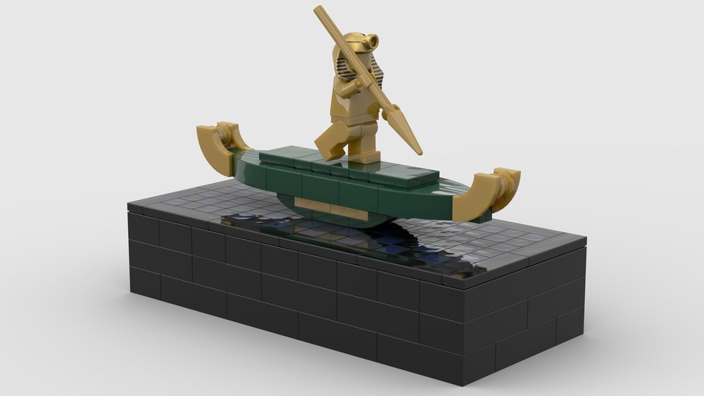 LEGO MOC Tutankhamun on Reed Barge by Darth_Brixus | Rebrickable ...