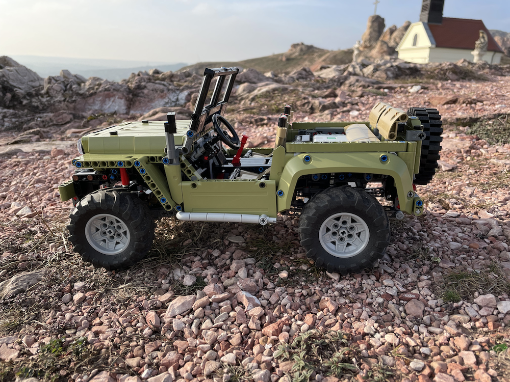 Lego Moc Willys Jeep Rc 42110 42129 Dual Alternate By Gyenesvi