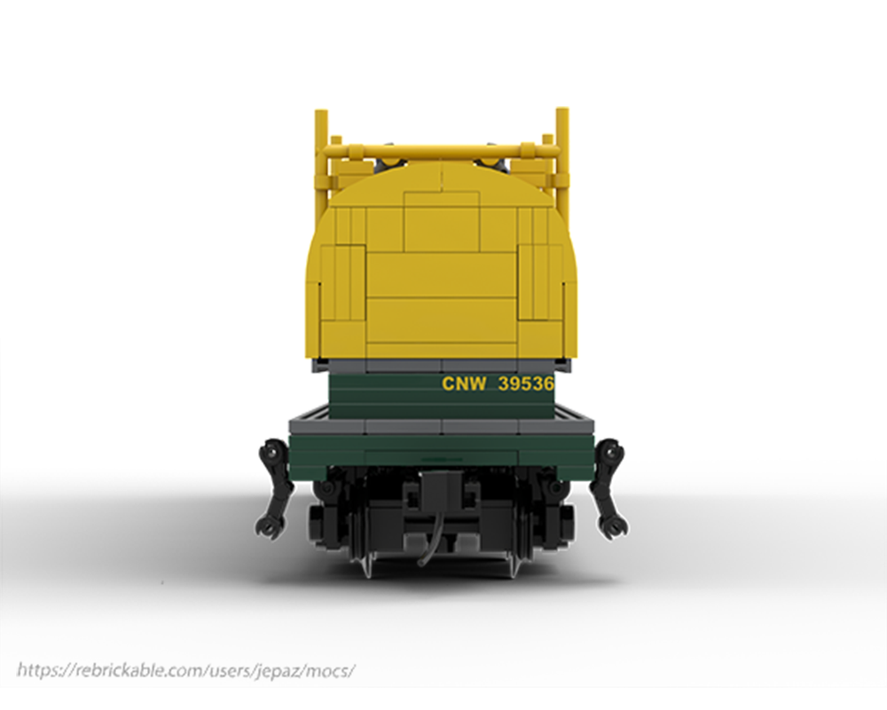 LEGO MOC Coil Car CNW Livery by jepaz | Rebrickable - Build with LEGO