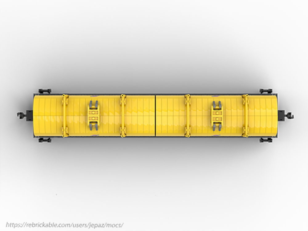 LEGO MOC Coil Car CNW Livery by jepaz | Rebrickable - Build with LEGO