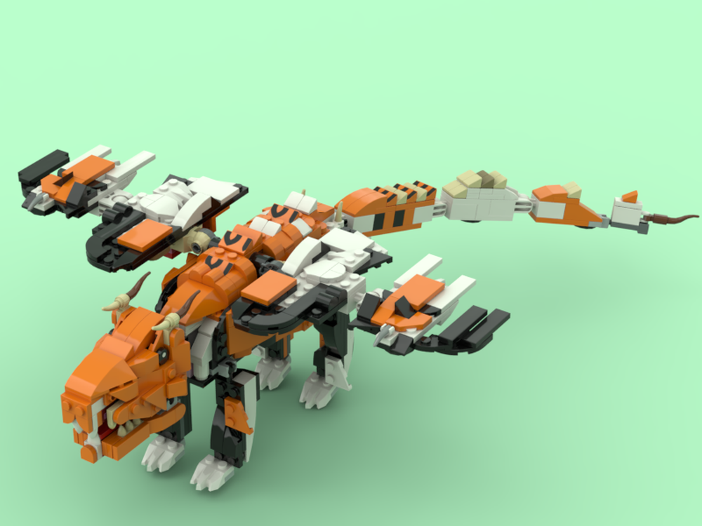 LEGO MOC 31129 Giant Dragon by LegoDesigner | Rebrickable - Build with LEGO