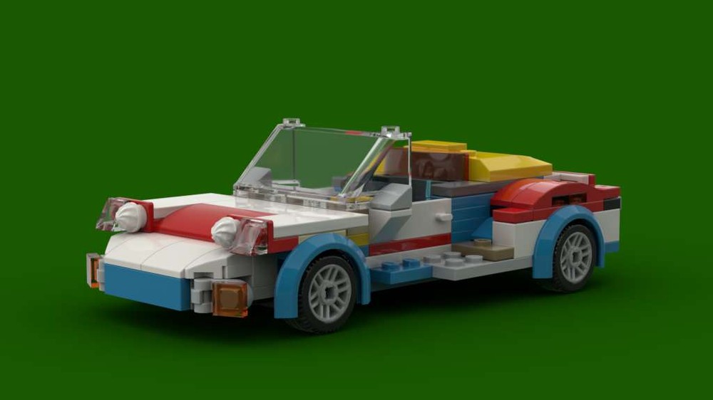LEGO MOC 60253 - Cabrio wide car by SanderBergers | Rebrickable - Build ...