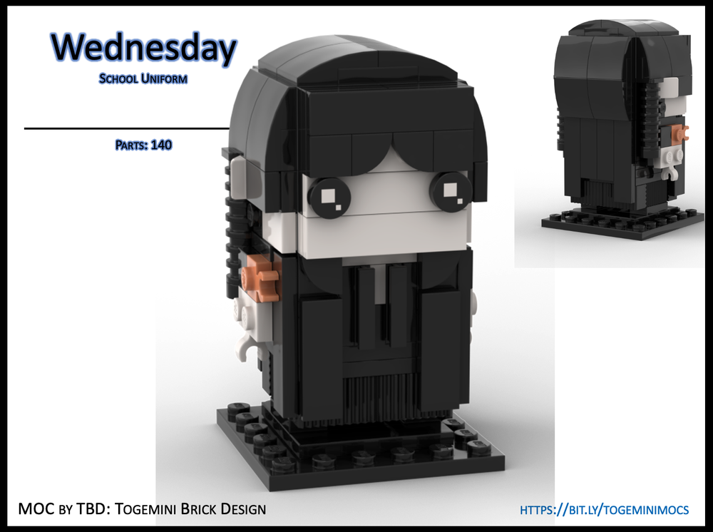LEGO MOC Wednesday - School Uniform - Brickheadz by togemini ...
