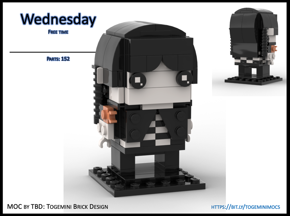 LEGO MOC Wednesday - Free Time Outfit - Brickheadz by togemini ...