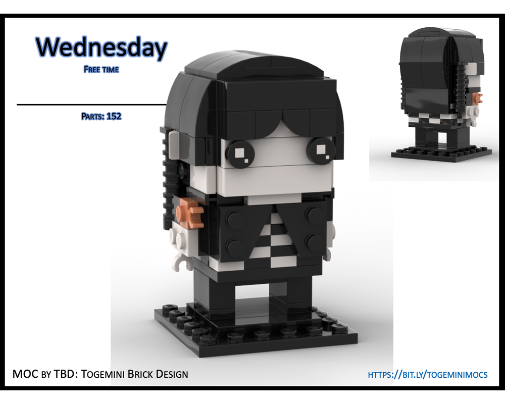 LEGO MOC Wednesday - Free Time Outfit - Brickheadz by togemini ...