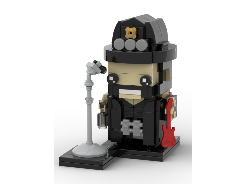 LEGO MOC Lemmy K. - Metal Band - Brickheadz by togemini | Rebrickable ...