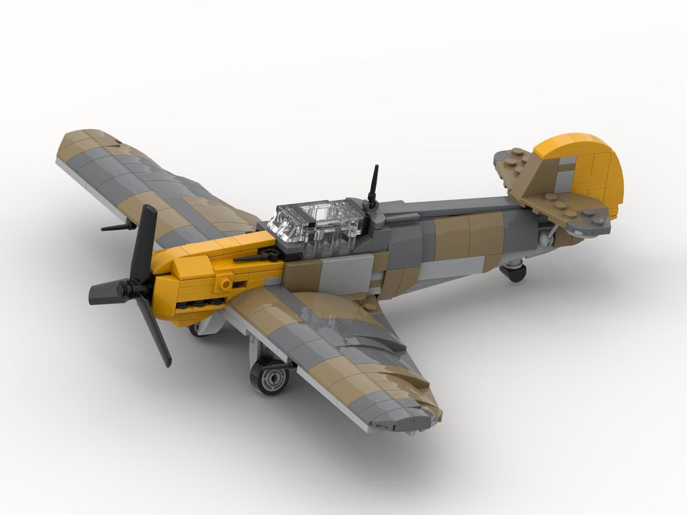 LEGO MOC Messerschmitt Bf 109 F-4 Trop by copernicus508 | Rebrickable - Build with LEGO