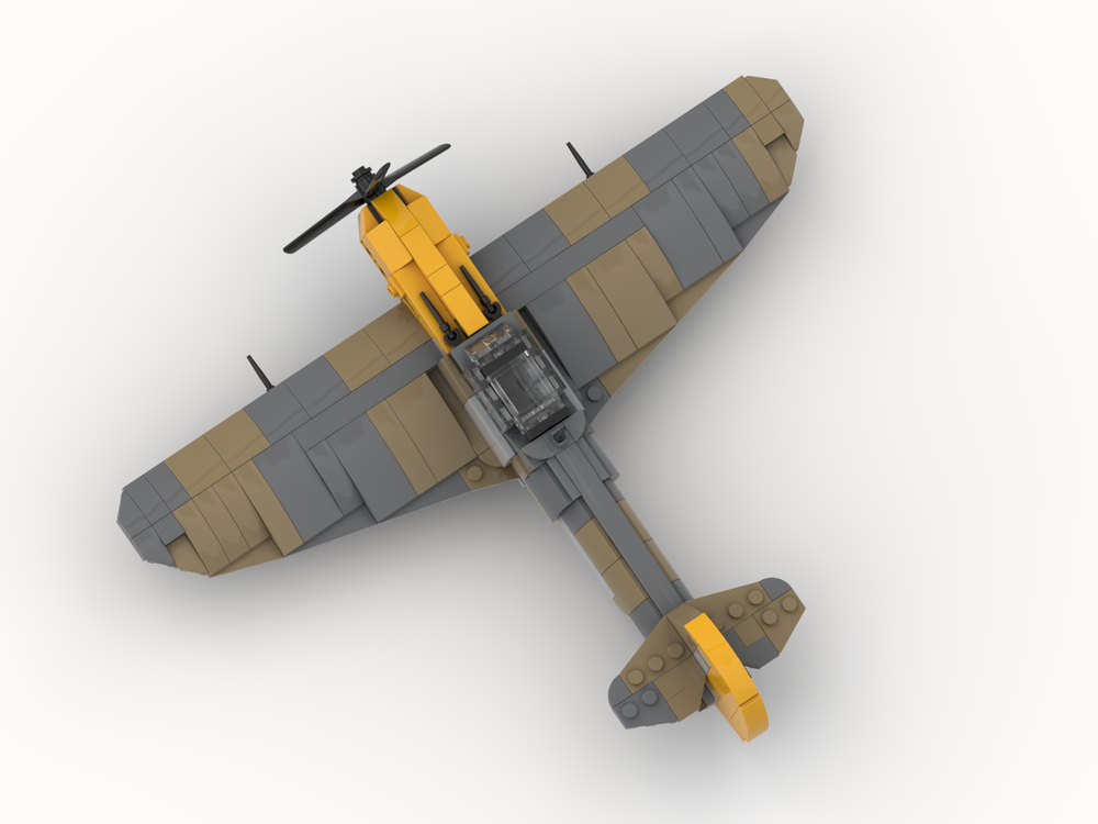 LEGO MOC Messerschmitt Bf 109 F-4 Trop by copernicus508 | Rebrickable - Build with LEGO