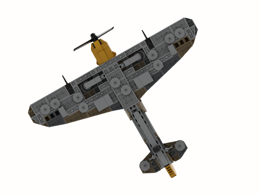 LEGO MOC Messerschmitt Bf 109 F-4 Trop by copernicus508 | Rebrickable - Build with LEGO