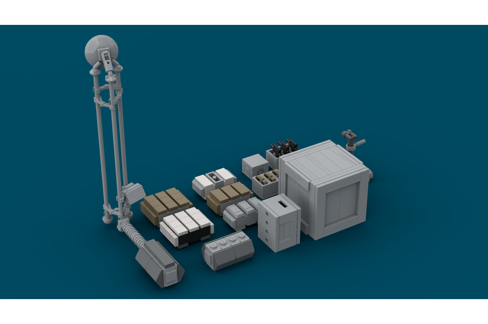 LEGO MOC Imperial Crates, Droids And Light Pack by Wiktor Radomski ...