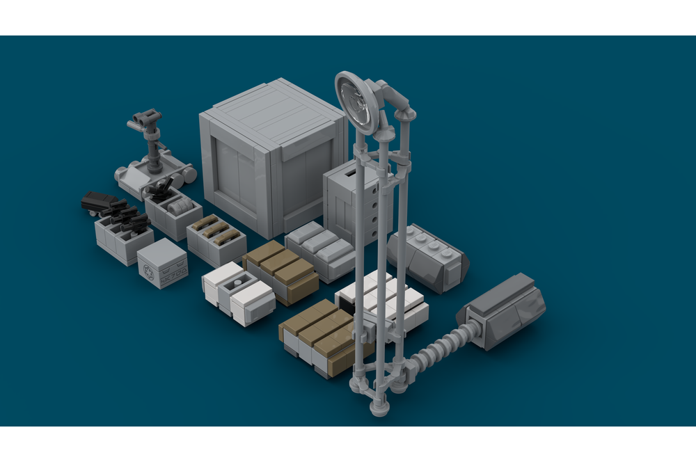 LEGO MOC Imperial Crates, Droids And Light Pack by Wiktor Radomski ...