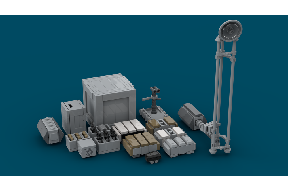 LEGO MOC Imperial Crates, Droids And Light Pack by Wiktor Radomski ...