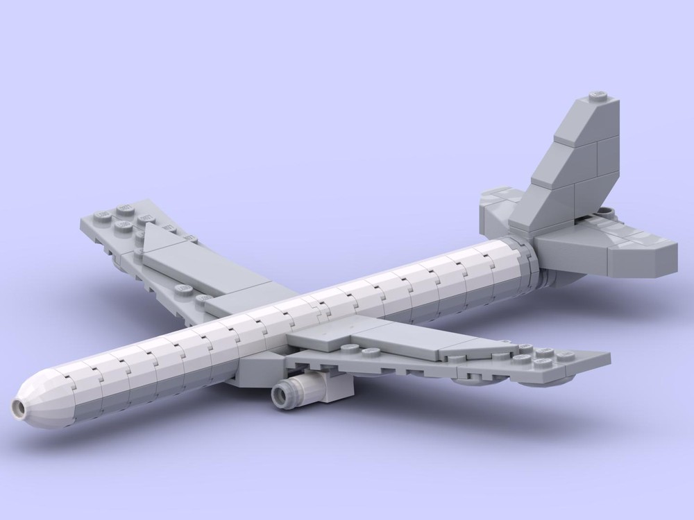 LEGO MOC Mini Boeing 777X by furniture | Rebrickable - Build with LEGO