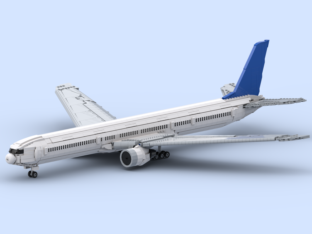 LEGO MOC Mini Boeing 777X by furniture | Rebrickable - Build with LEGO