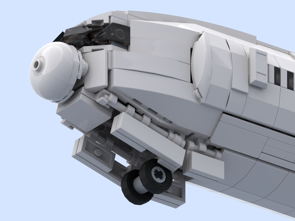 Lego Moc Mini Boeing 777x By Furniture Rebrickable Build With Lego