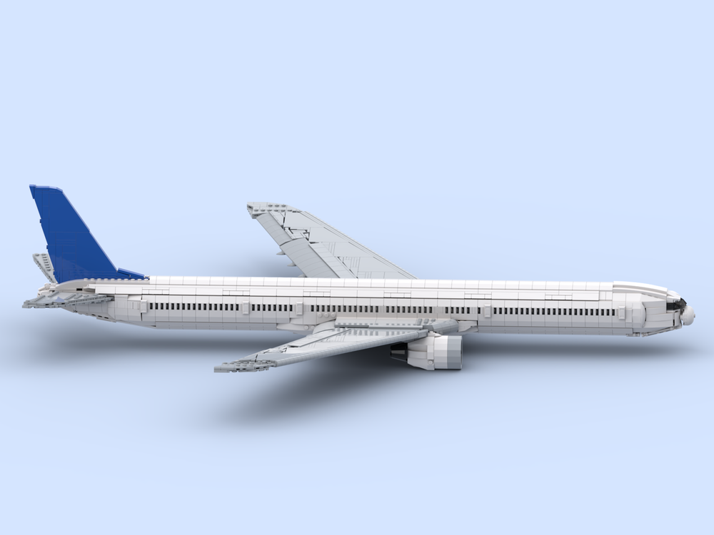 Lego Moc Mini Boeing 777x By Furniture Rebrickable Build With Lego