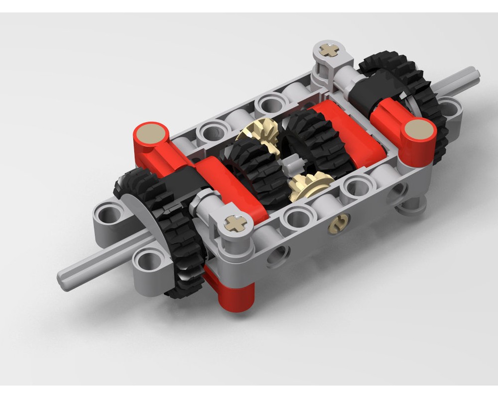 Lego Moc Simple Differential V2 By Batkalo Rebrickable Build With Lego