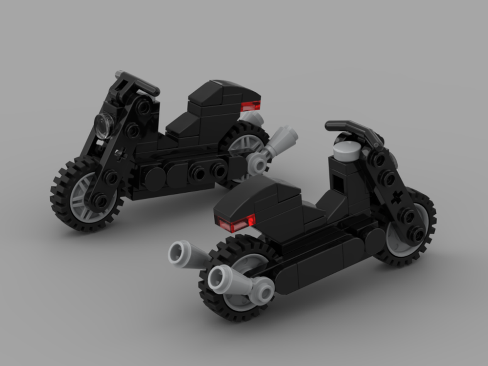LEGO MOC Custom Minifig Fitting Motorcycle by SuperBrickz ...