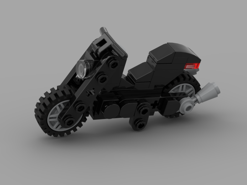 LEGO MOC Custom Minifig Fitting Motorcycle by SuperBrickz ...