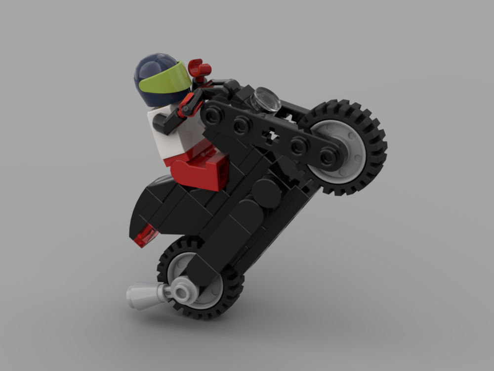LEGO MOC Custom Minifig Fitting Motorcycle by SuperBrickz ...