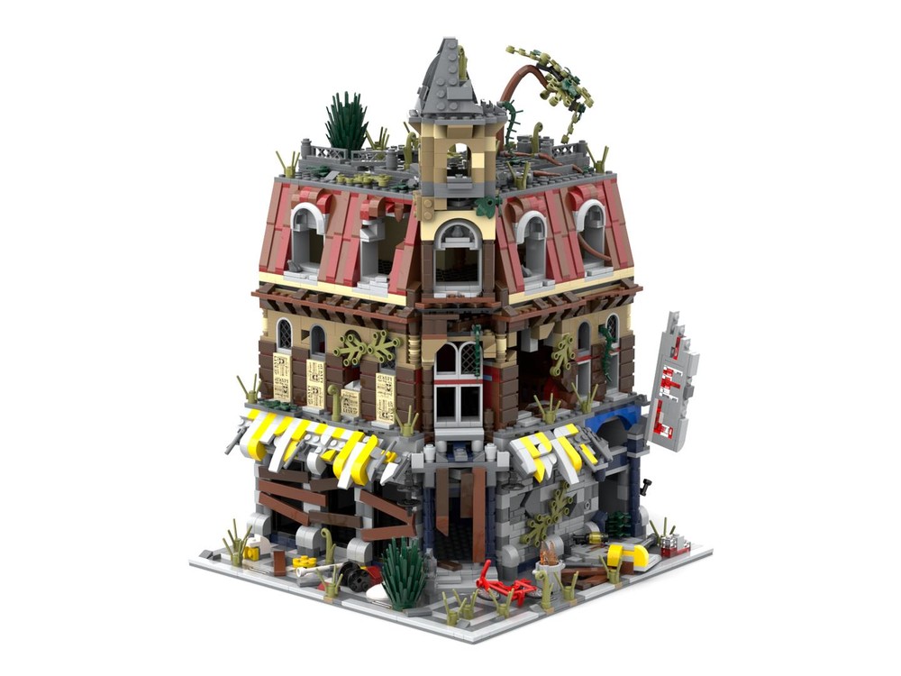 LEGO MOC Postapocalyptic Café Corner by brickgloria | Rebrickable ...