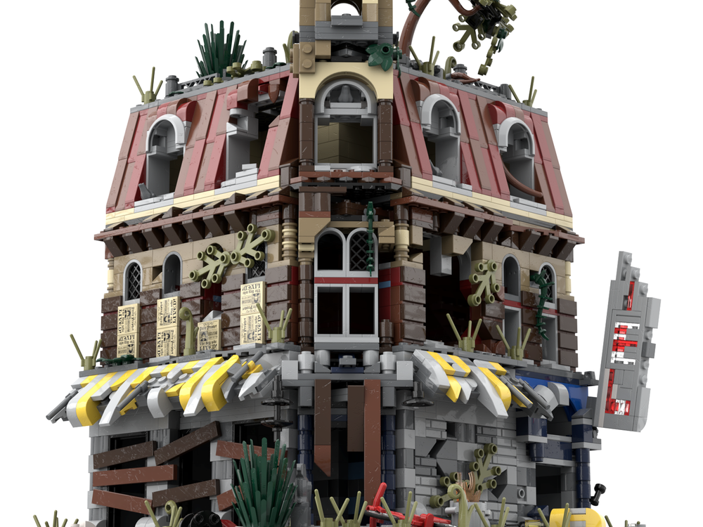 Lego Moc Postapocalyptic Café Corner By Brickgloria Rebrickable