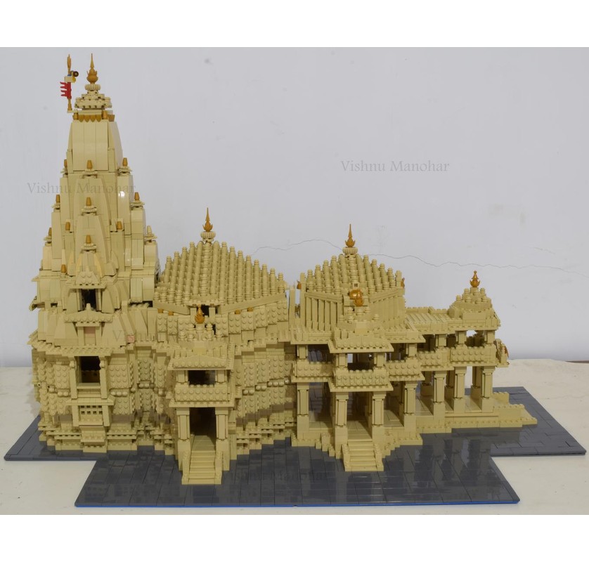 LEGO MOC Somnath Temple India by Dr. Vishnu Manohar | Rebrickable ...
