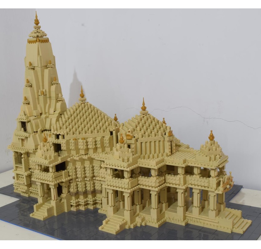 LEGO MOC Somnath Temple India by Dr. Vishnu Manohar | Rebrickable ...