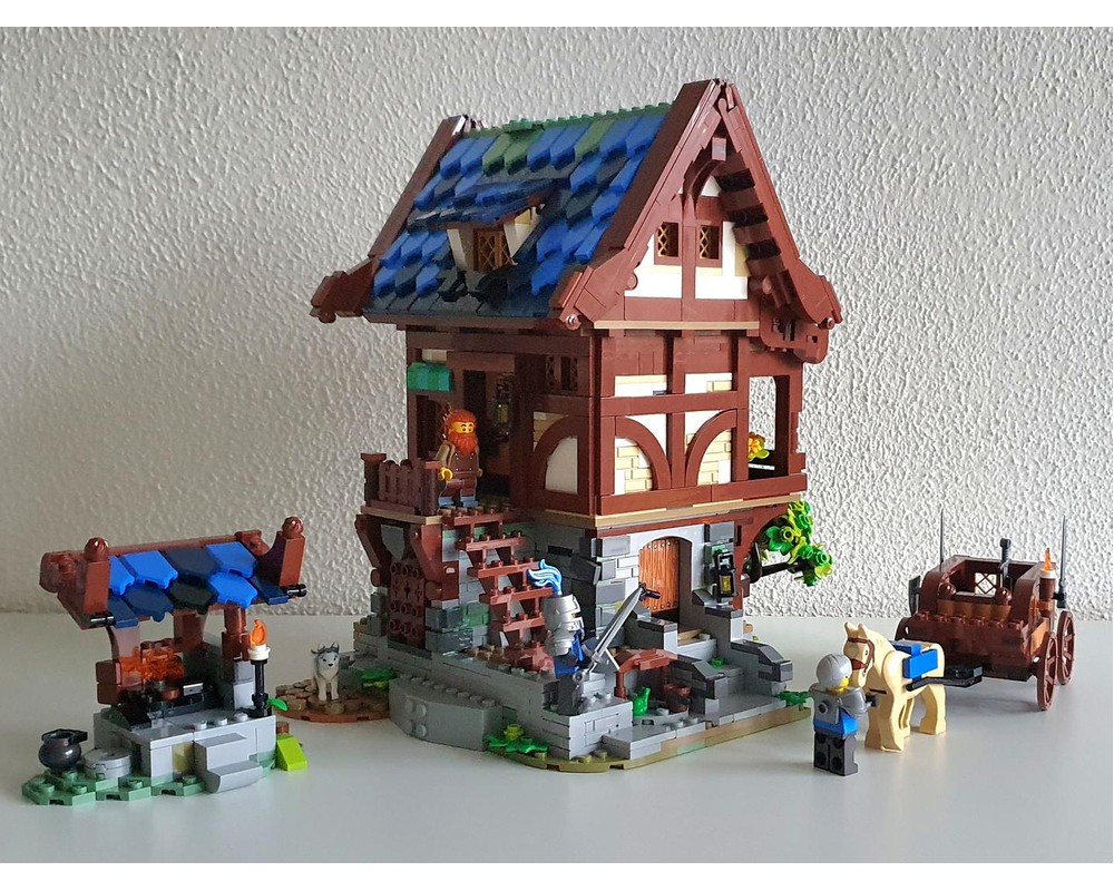 LEGO MOC Medieval House #2 by Gr33tje13 | Rebrickable - Build with LEGO
