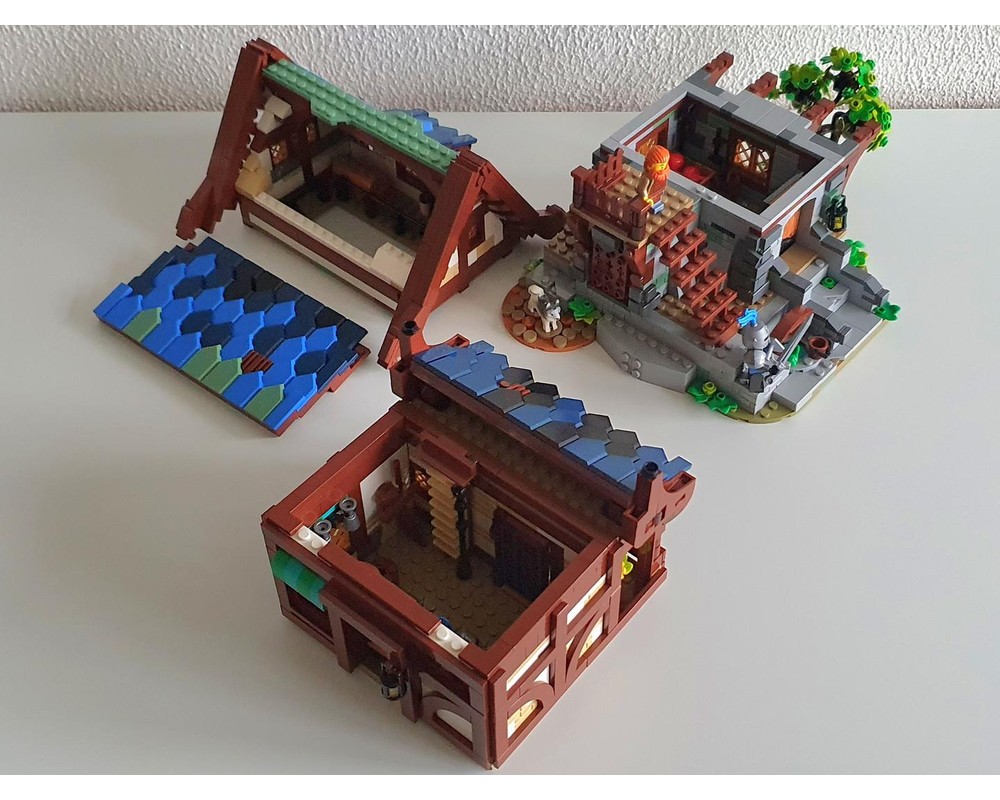 Lego Moc Medieval House 2 By Gr33tje13 Rebrickable Build With Lego