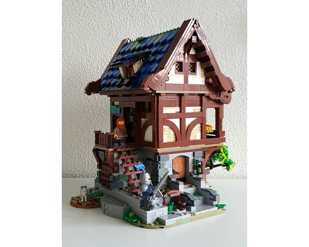 LEGO MOC Medieval House #2 by Gr33tje13 | Rebrickable - Build with LEGO