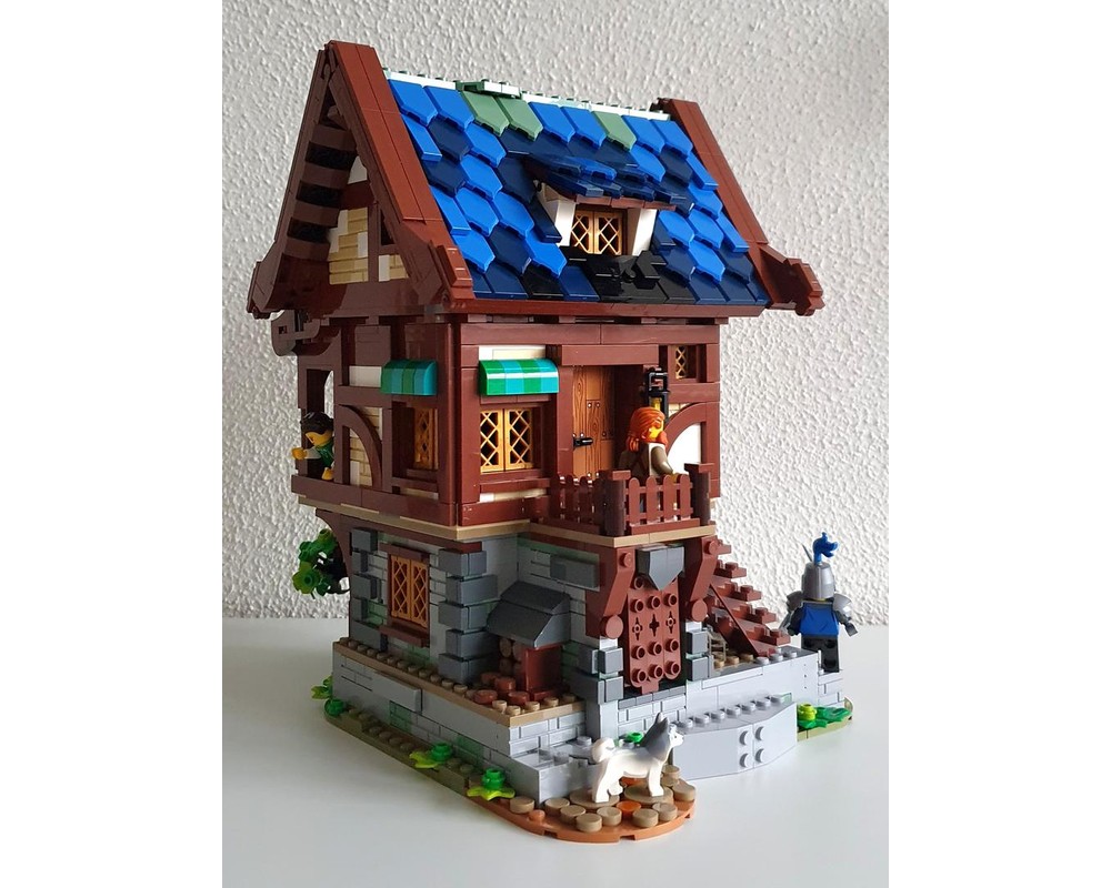 LEGO MOC Medieval House #2 by Gr33tje13 | Rebrickable - Build with LEGO