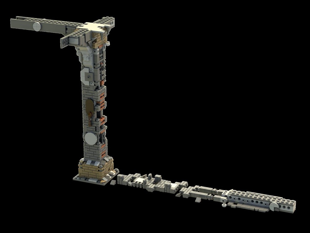 LEGO MOC Columns of the Ancient Catacombs - Crumbled Version by Thomus ...