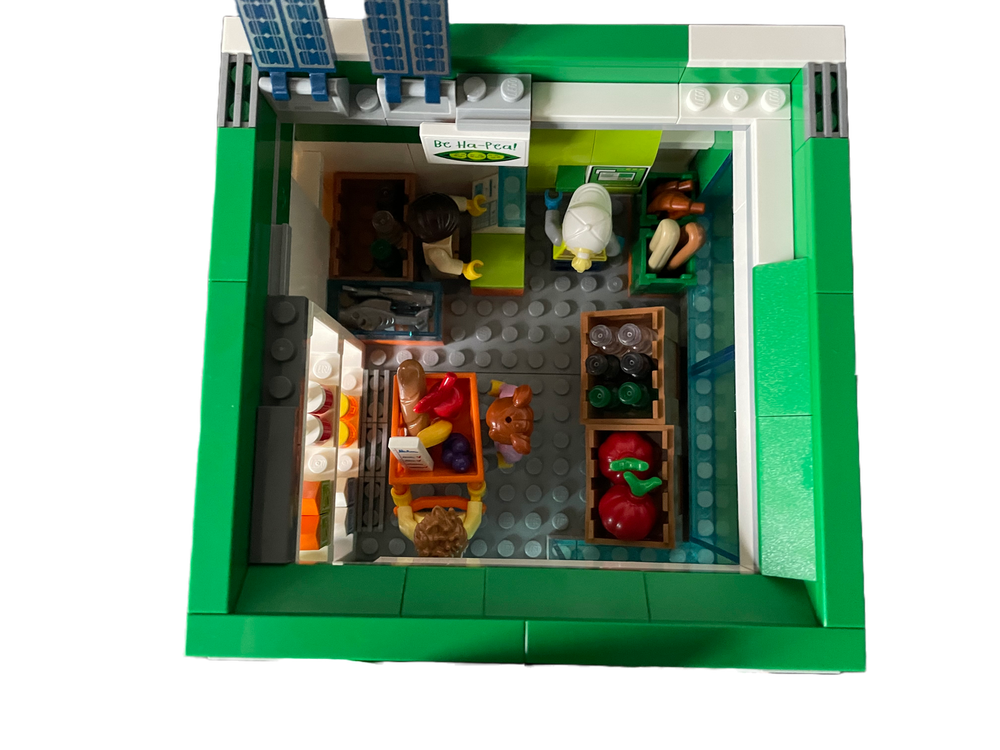 Lego Moc 60347 Grocery Store Alternate Build By Re Bricked