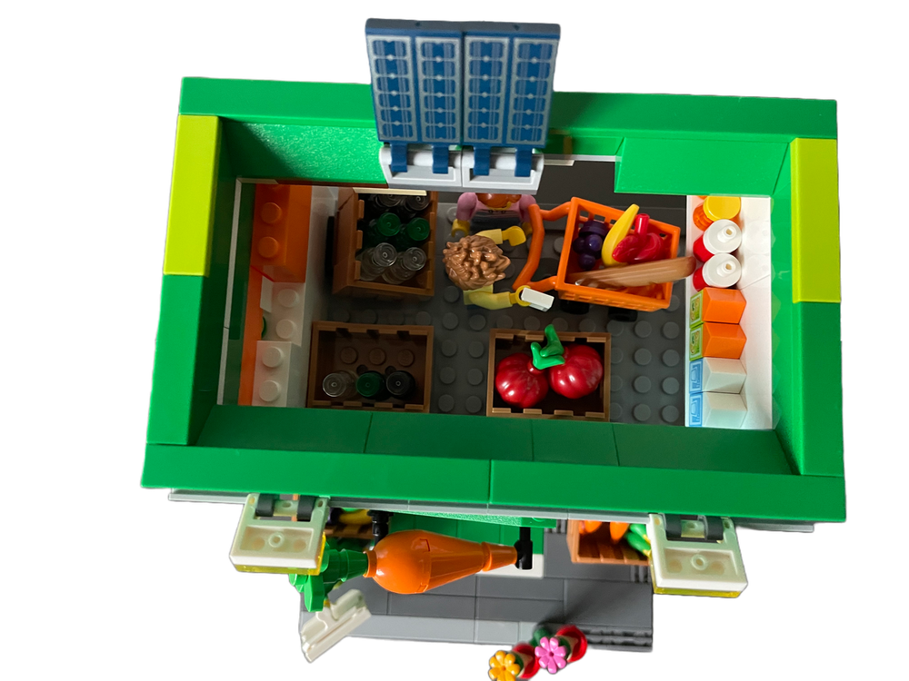 Lego Moc 60347 Grocery Store 2 Storey Alternate Build By Re Bricked