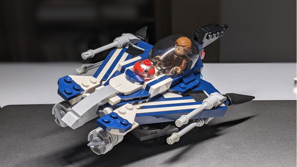 LEGO MOC Chibi Azure Angel - Anakin's Modified Jedi Starfighter - Chibi ...