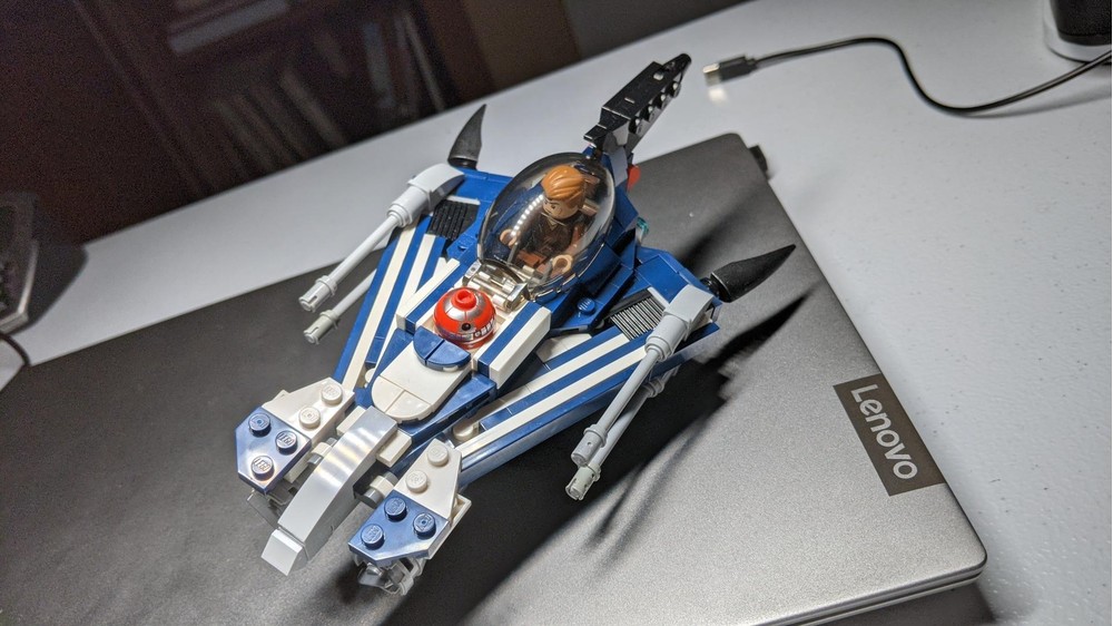 LEGO MOC Chibi Azure Angel - Anakin's Modified Jedi Starfighter - Chibi ...