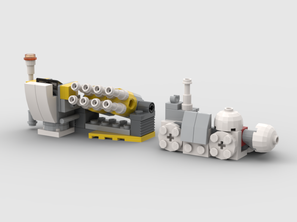 LEGO MOC Rebel Cannon Battery by Dr.Brickler | Rebrickable - Build with ...
