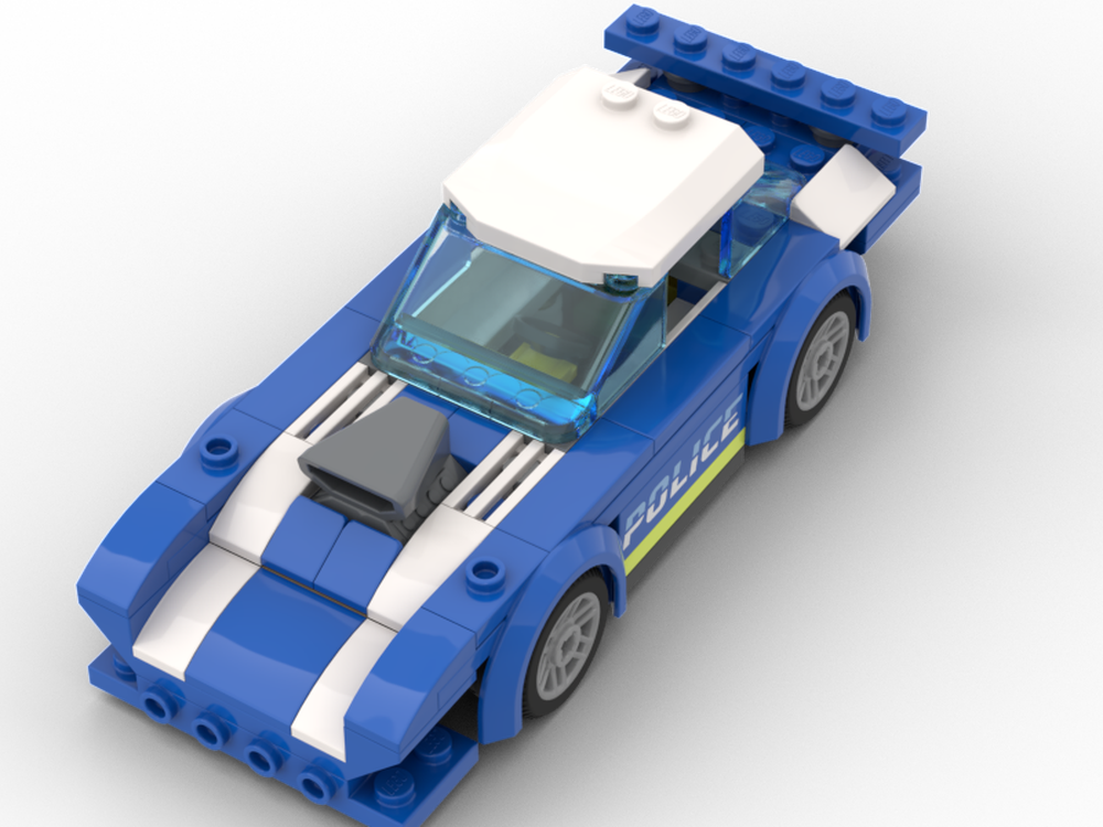Lego Moc 60312 Hyper Police Car By Hoppepe Rebrickable Build With