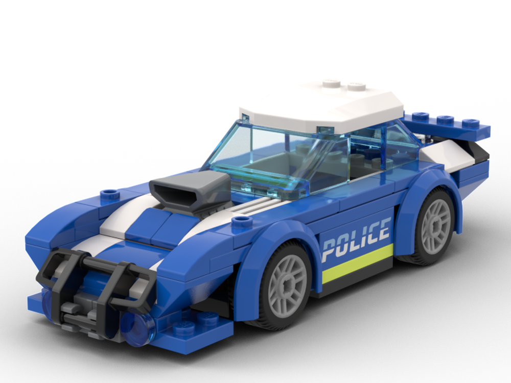 Lego Moc 60312 Hyper Police Car By Hoppepe Rebrickable Build With