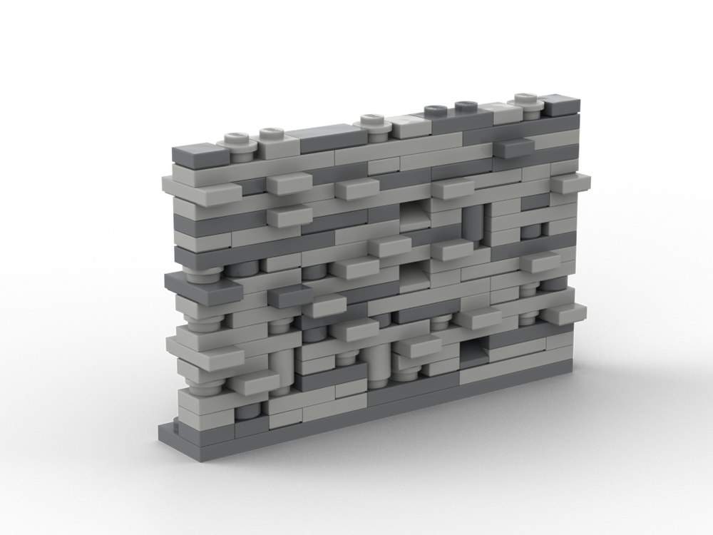LEGO MOC-133778 Detailed wall section by legoprofi | Rebrickable ...