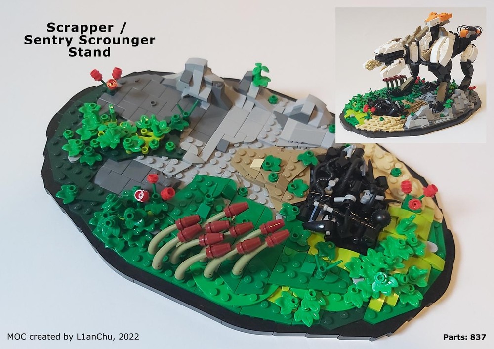 LEGO MOC Scrapper / Sentry Scrounger Stand (Horizon: Zero Dawn ...