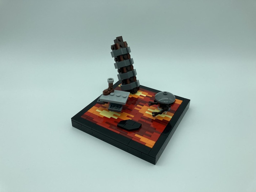 LEGO MOC Duell on Mustafar by Mightystuds | Rebrickable - Build with LEGO